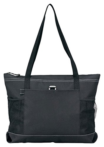 Select Zippered Tote (BLACK - BLACK OS)