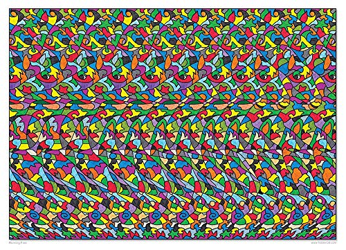 Set of Six 18"x13" Stereogram Posters (Set#2)