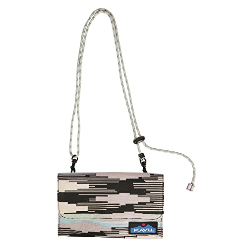 KAVU Islamorada Crossbody Bi Fold Wallet with Rope Strap - Maytide Ikat