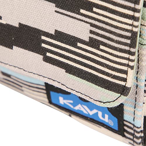 KAVU Islamorada Crossbody Bi Fold Wallet with Rope Strap - Maytide Ikat