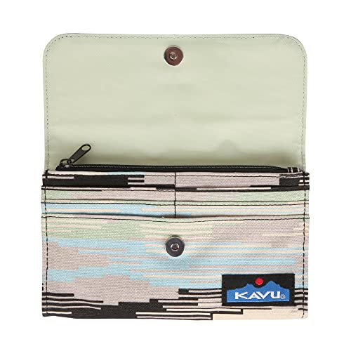 KAVU Islamorada Crossbody Bi Fold Wallet with Rope Strap - Maytide Ikat