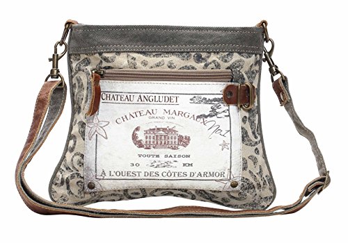 Myra Bag Chateau Cross Upcycled Canvas Bag S-1148