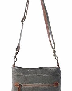 Myra Bag Chateau Cross Upcycled Canvas Bag S-1148