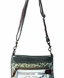 Myra Bag Chateau Cross Upcycled Canvas Bag S-1148