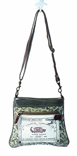 Myra Bag Chateau Cross Upcycled Canvas Bag S-1148