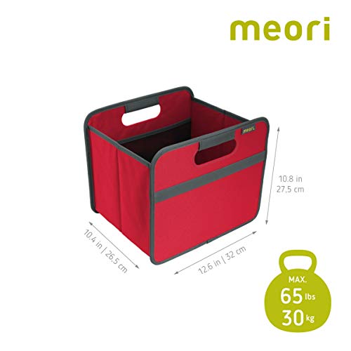 meori Small Collapsible Storage Bin, Fabric Storage Cube, with Dual Handles for Shelves, Small Storage Containers for Organizing