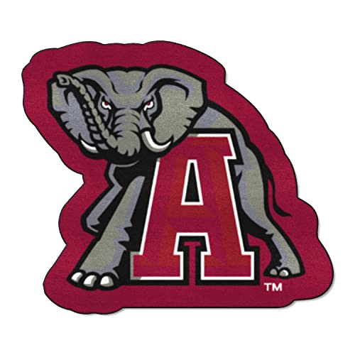 Fanmats 8310 University of Alabama Crimson Tide Nylon Mascot Shaped Rug