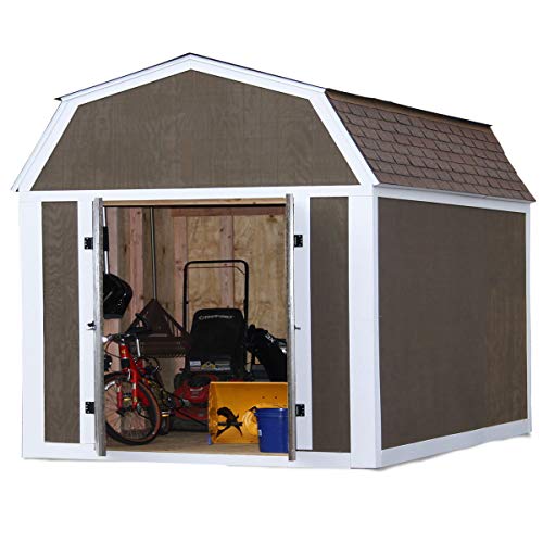 EZBUILDER 70188 Barn Style Shed Instant Framing Kit, 7'x8', Metal