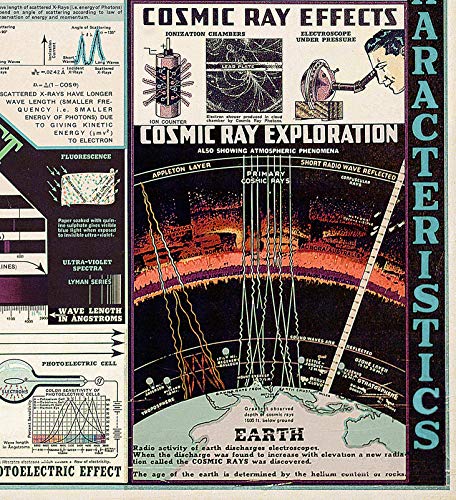 Chart of Electromagnetic Radiations | Science Teacher Gift Wall Art Poster (3 Sizes) (23"x33")