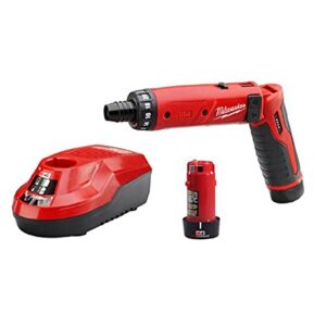 milwaukee 2101-22 m4 1/4 hex screwdriver kit w/2 bat