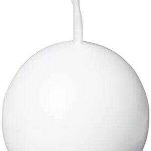 Biedermann 12 Small Ball Candles, White