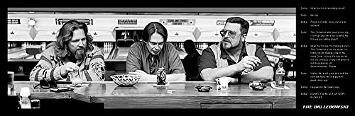 POSTER STOP ONLINE The Big Lebowski - Movie Poster (Memorable Quotes) (Size 36" x 12")