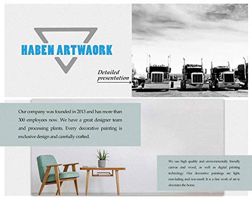 Trucks Convoy, California Black And White Print On Canvas Wall Artwork Modern Photography Home Decor Unique Pattern Stretched and Framed 3 piece