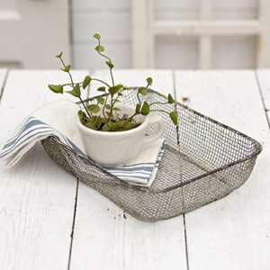 ctw home collection woven wire table basket