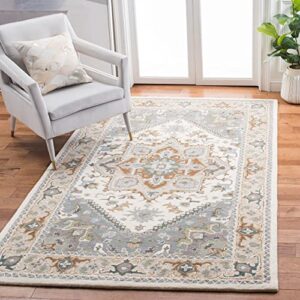 SAFAVIEH Heritage Collection 2' x 3' Red HG625A Handmade Traditional Oriental Premium Wool Accent Rug