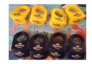 coronita bottle holders (corona rita) 4 yellow and 4 blue by hightechmn