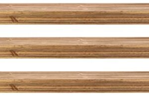 kieragrace Muskoka Fitz Wood Shelves - Walnut, 36", Set of 3