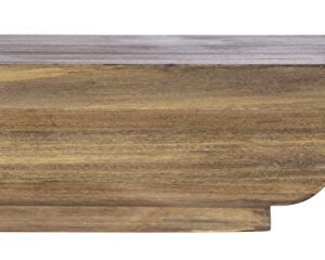 kieragrace Muskoka Fitz Wood Shelves - Walnut, 36", Set of 3