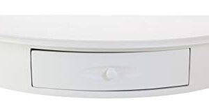 kieragrace Providence Morris Half Moon Shelf - White, Matte Finish