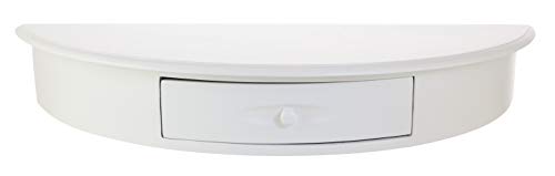 kieragrace Providence Morris Half Moon Shelf - White, Matte Finish