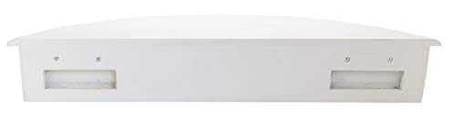 kieragrace Providence Morris Half Moon Shelf - White, Matte Finish