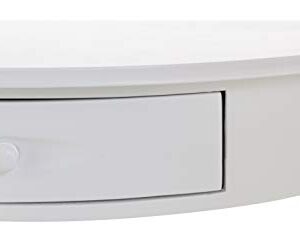 kieragrace Providence Morris Half Moon Shelf - White, Matte Finish