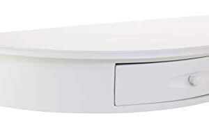 kieragrace Providence Morris Half Moon Shelf - White, Matte Finish