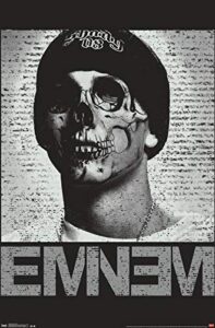 trends international eminem – skull wall poster, 22.375″ x 34″, premium unframed version