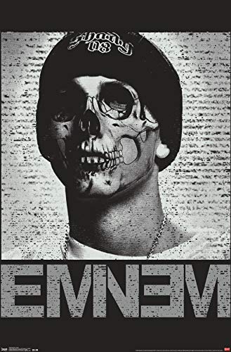 Trends International Eminem - Skull Wall Poster, 22.375" x 34", Premium Unframed Version