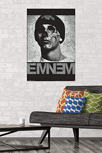 Trends International Eminem - Skull Wall Poster, 22.375" x 34", Premium Unframed Version