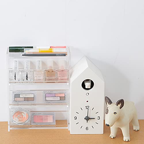 MUJI Acrylic 3-Shelf Display Stand, 17.5 cm Width x 6.5 cm Depth x 23 cm Height