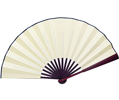 Folding Fan China Fan,Hand Fans with Traditional Chinese Arts (Cream) 13inch