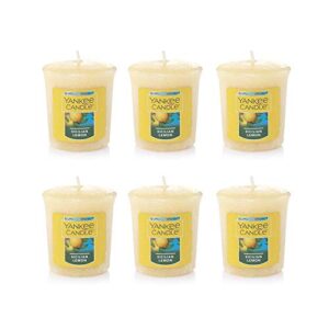 yankee candle lot of 6 sicilian lemon sampler votive candles