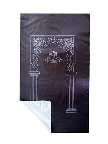 Set 8 Pockets Prayer Rug Mat Travel Portable Gift Outdoor Musallah Pads Carpet Outing Picnic Salah