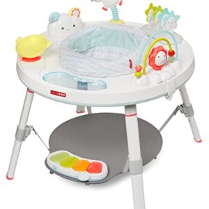 Skip Hop Baby Activity Center: Interactive Play Center with 3-Stage Grow-with-Me Functionality, 4mo+, Silver Lining Cloud