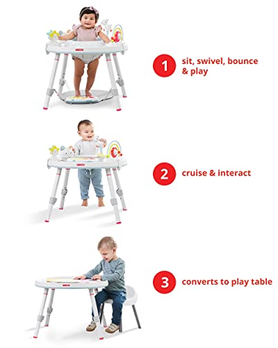 Skip Hop Baby Activity Center: Interactive Play Center with 3-Stage Grow-with-Me Functionality, 4mo+, Silver Lining Cloud