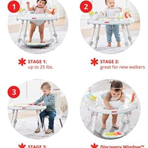 Skip Hop Baby Activity Center: Interactive Play Center with 3-Stage Grow-with-Me Functionality, 4mo+, Silver Lining Cloud