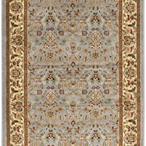 SAFAVIEH Lyndhurst Collection 2'3" x 4' Light Blue/Ivory LNH312B Traditional Oriental Non-Shedding Living Room Bedroom Accent Rug