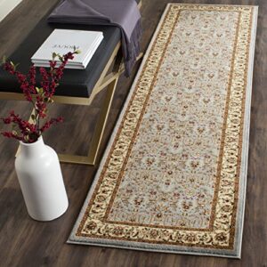 SAFAVIEH Lyndhurst Collection 2'3" x 4' Light Blue/Ivory LNH312B Traditional Oriental Non-Shedding Living Room Bedroom Accent Rug