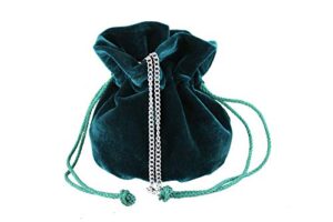 loni british hand made fantasy suede velvet drawstring clutch shoulder cross-body bag