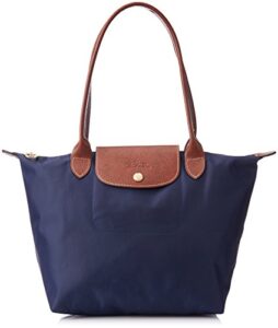 longchamp le pliage tote shoulder bag, navy blue, medium