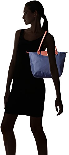 Longchamp Le Pliage Tote Shoulder Bag, Navy Blue, Medium