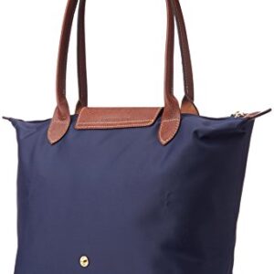 Longchamp Le Pliage Tote Shoulder Bag, Navy Blue, Medium