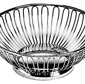 American Metalcraft BSS8 8" Stainless Steel Round Basket, 8 by 2-7/8-Inch, Silver