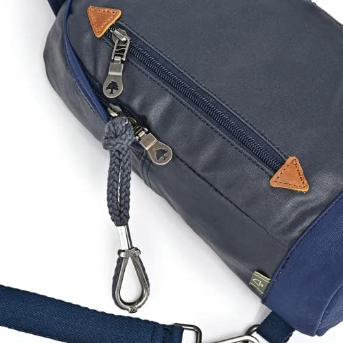 Urban Light Coated Canvas Sling Bag (Navy)