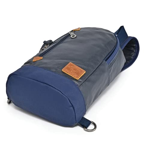 Urban Light Coated Canvas Sling Bag (Navy)