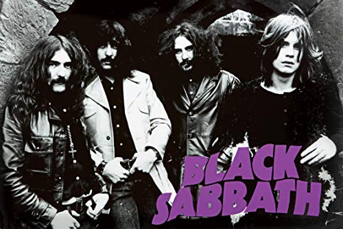 Buyartforless Black Sabbath Group 36x24 Music Group Art Print Poster