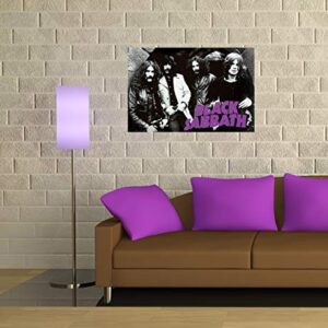 Buyartforless Black Sabbath Group 36x24 Music Group Art Print Poster