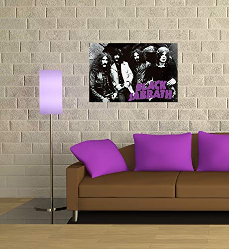 Buyartforless Black Sabbath Group 36x24 Music Group Art Print Poster