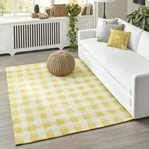 Momeni Rugs Geo Collection Area Rug, 2' X 3', Yellow